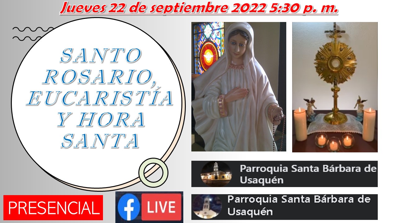 Santo Rosario, Eucaristía y Hora Santa | Arquidiócesis de Bogotá