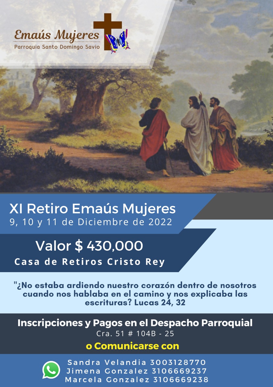 Último retiro de Emaús Mujeres del 2022 | Arquidiócesis de Bogotá