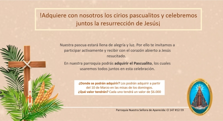 Cirios Pascuales | Arquidiócesis de Bogotá